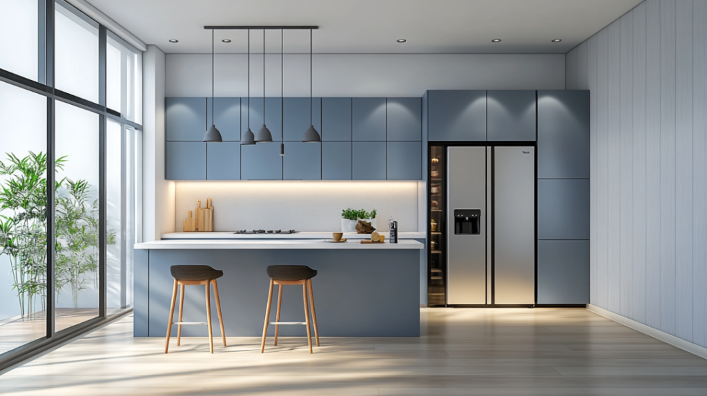 Blue Gray Kitchen Cabinets: Best Colors and Design Ideas